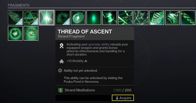 Destiny 2: How To Unlock Strand Fragments - GamerHour